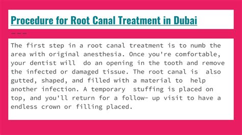 Ppt Understanding Root Canal Treatment In Dubai Powerpoint