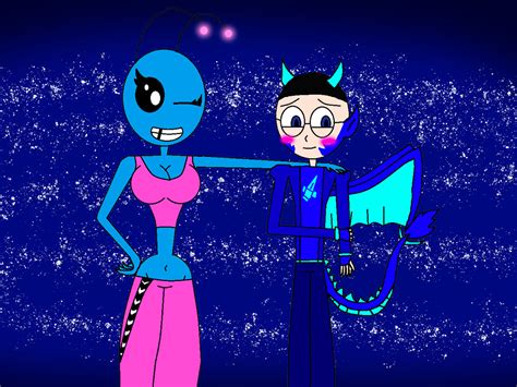 Me And The Alien Girl Yago Meet Lenzi By Yagobrozz18 On Deviantart