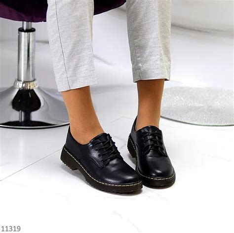 Стильні мякі туфлі туфлі шнурівка — ціна 699 грн у каталозі Туфлі Купити жіночі речі за