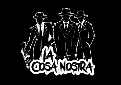 Cosa Nostra Dibujo Tatuaje De Silueta Poster Fotos Logotipos De