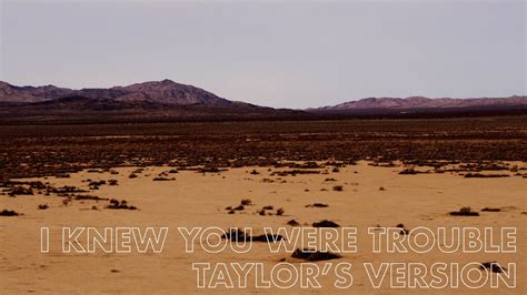 Taylor Swift Album I Knew You Were Trouble
