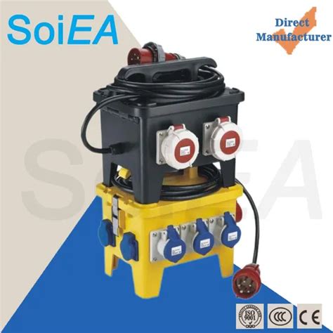 Safety Portable Power Distribution Center Heavy Duty Rubber Generator