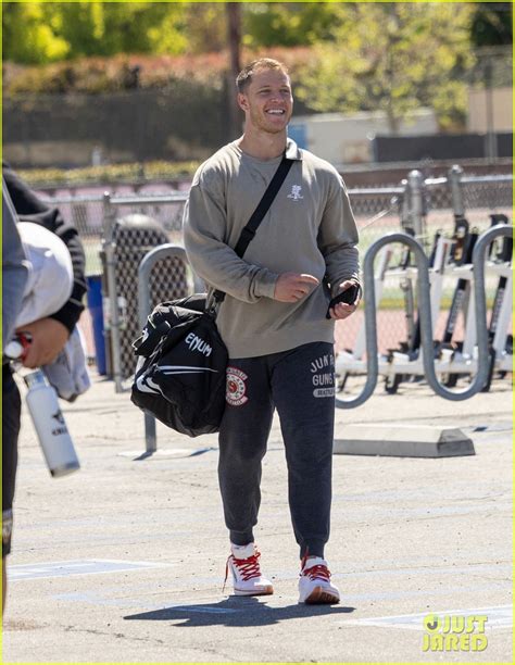 Christian Mccaffrey Gets Hot And Sweaty During Outdoor Workout At L A