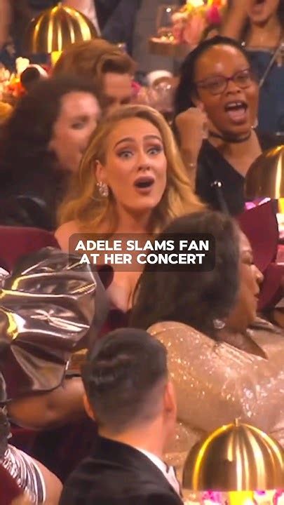 Adele Calls Out Fan At Her Concert Youtube