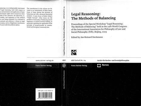 Pdf Drawing Up The Boundaries Of Normative Conflicts That Lead To Balances