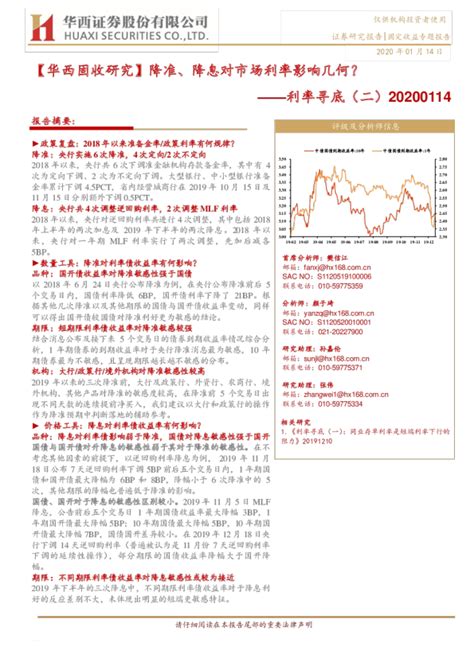 利率寻底（二）：降准、降息对市场利率影响几何？