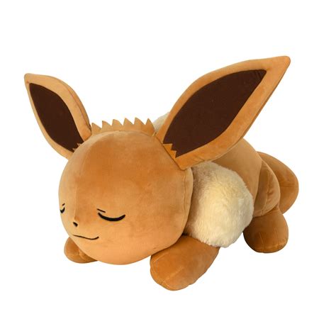 Pokemon Eevee Sleeping Plush 18 Inch Premium Plush In
