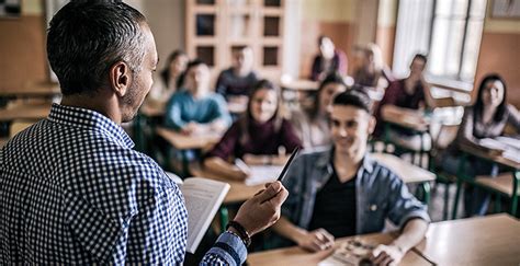 Teacher Teaching In Classroom