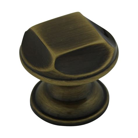 6 Cabinet Knob Antique Solid Brass 1 Dia Renovators Supply Item30210