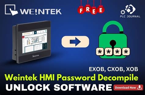 Weintek HMI Password Decompile Software Exob Cxob Xob