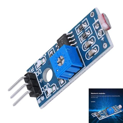 Lm393 Optical Sensitive Resistance Sensor Module With Digital Analog Output Light Detection In