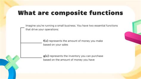 Composite Functions In Action Template