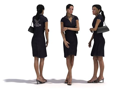 3d People 1 Female Model