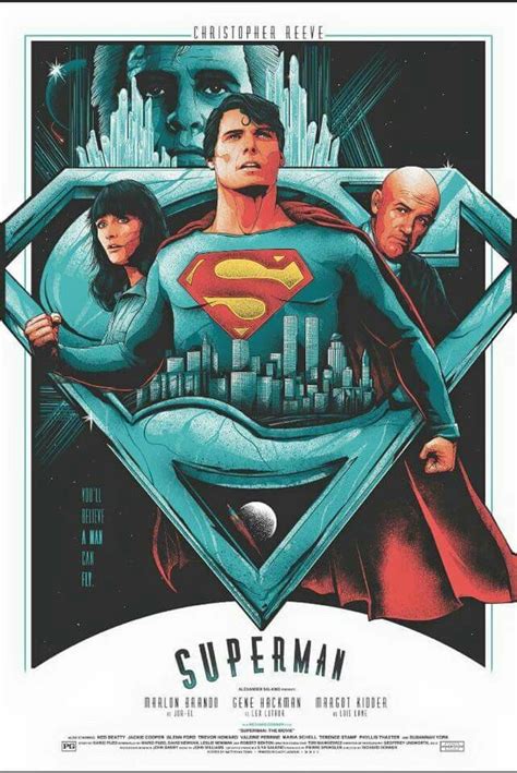Superman Christopher Reeve Poster Modern Poster Layouts