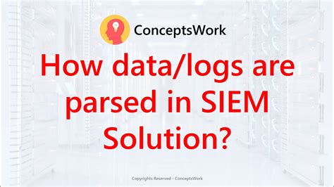 siem solution how data parsing works in siem solutions youtube