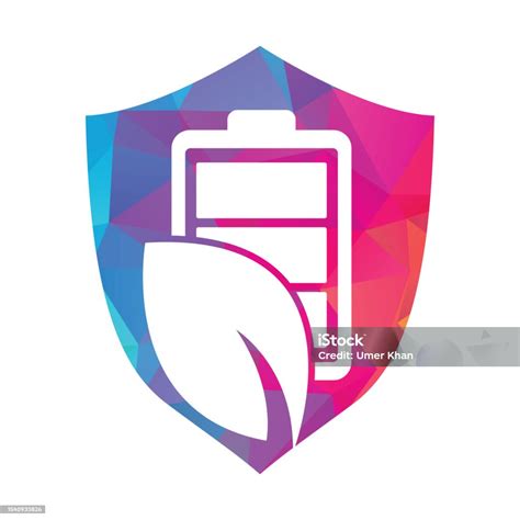 리프 배터리 로고 디자인 벡터 아이콘입니다 에코 자연과 배터리 로고 템플릿 0명에 대한 스톡 벡터 아트 및 기타 이미지 0명 깨끗한 나무 Istock