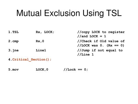 PPT Operating Systems TSL Priority Inversion PowerPoint