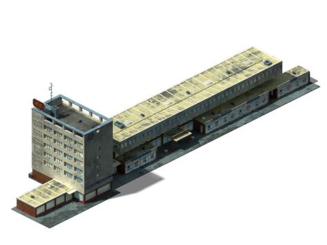 Heterogeneous Architecture Building 06 3d Model Cgtrader