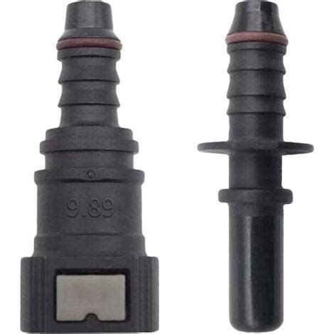 2pcs Raccord Durite Essence Connecteur De Tuyau De Carburant Droit