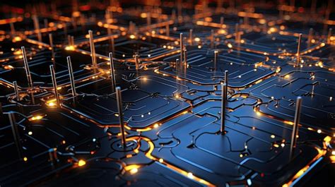 Premium Ai Image Quantum Circuitry With Interconnected Qubits Forming