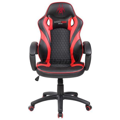 כיסא גיימרים ארגונומי ובטיחותי כולל כרית תמיכת צוואר Spider Spider כיסאות גיימינג