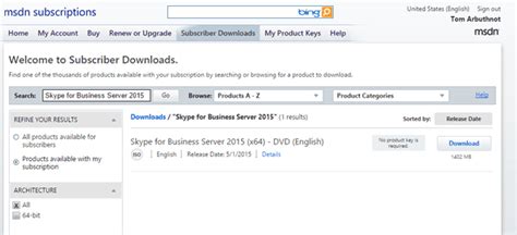 Skype For Business Server 2015 RTM Is Available For Download Tom Talks