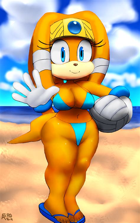 Rule 34 1girls Aerosin Bikini Female Furry Gloves Sandals Sega Sonic Series Tikal The
