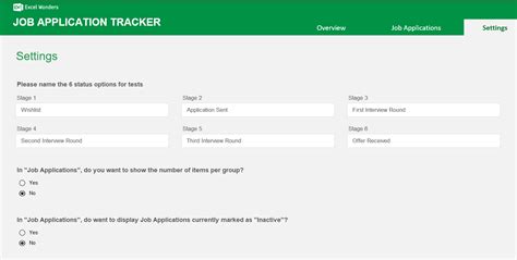 Job Application Tracker Excel Template Excel Wonders Amazing Excel Templates