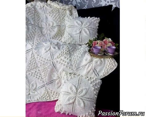 Вязаные покрывала и пледы создают уют в доме Связать их может даже начинающая вязальщица