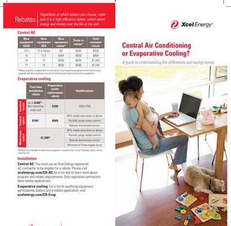 Xcel Energy Evaporative Cooler Rebate Form Printable Rebate Form