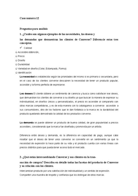 Caso Numero 12 Preguntas Caso Numero 12 Preguntas Para Análisis 1