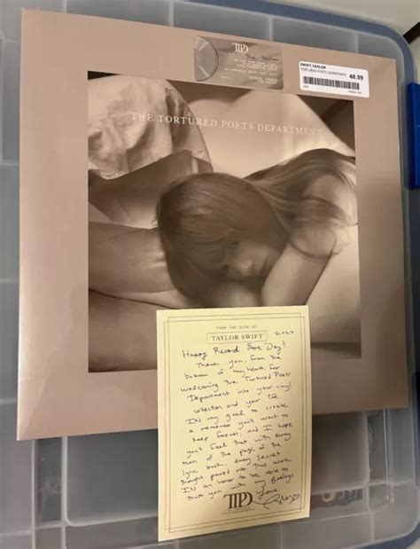 Taylor Swift The Tortured Poets Department Variante Ttpd Rsd Note Lp