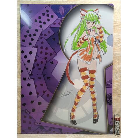 Code Geass Anime Merch Code Geass In Wonderland A4 Clear File Shopee Philippines