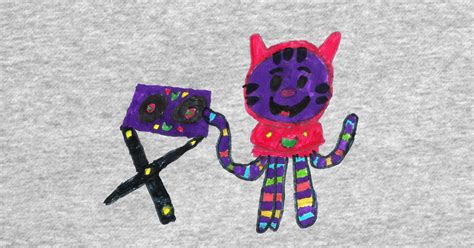 Dj Catnip Drawing From Gabbys Dollhouse Gabbys Dollhouse T Shirt