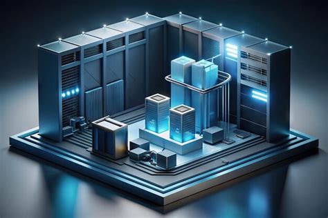 Premium Photo Modern Data Center And Network Infrastructure Solutions