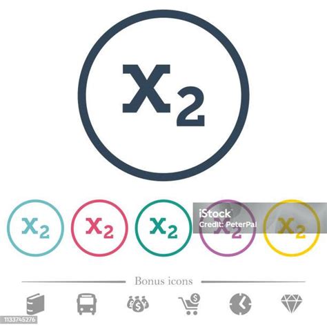 둥근 윤곽선의 아래 첨자 평면 색상 아이콘 0명에 대한 스톡 벡터 아트 및 기타 이미지 0명 가방 과학 Istock