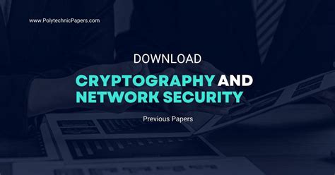 Download Cryptography And Network Security 2023 Previous Years Question Papers Polytechnic Papers