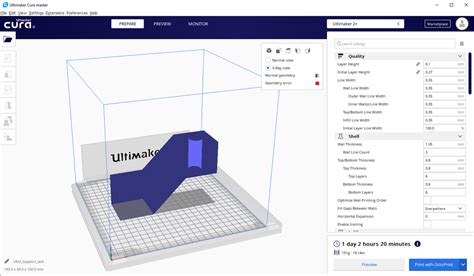 Sidebar Gui For Cura 4 Ultimaker Cura Ultimaker Community Of 3d