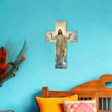 ⏳time Limited Special⏰retro Jesus Christ Wall Cross Decor ️ Rablaisie