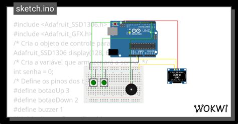 Código De Senha 3ºb Wokwi Esp32 Stm32 Arduino Simulator