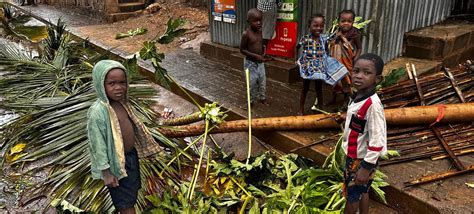 Les Agences Humanitaires Préoccupées Par Limpact Du Cyclone Chido à