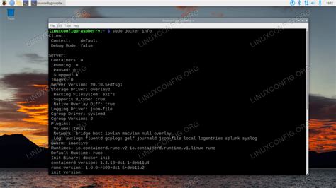 How To Install Docker On Raspberry Pi Linux Tutorials Learn Linux Configuration