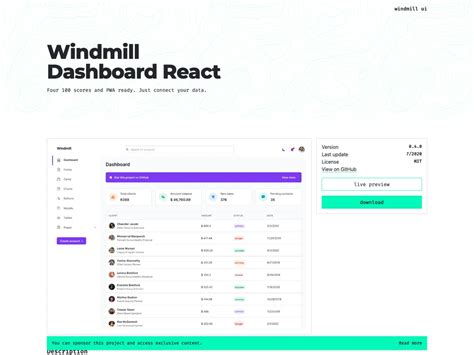 React Dashboard React Templates And Themes