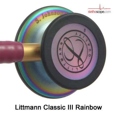 Littmann Classic Iii Stethoscope Rainbow Raspberry 5806