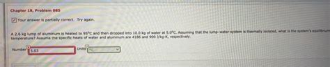 Solved Chapter 18 Problem 085 Your Answer Is Partially