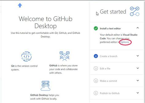 link to editor settings on the tutorial screen · issue 16636 · desktop desktop · github