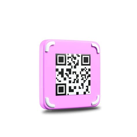 지불 3d 렌더링 그림을 위한 스마트폰 Qr 코드의 만화 Qr 코드 스캔 아이콘 프리미엄 사진