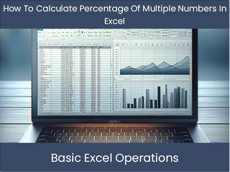 Excel Tutorial How To Calculate Percentage Of Multiple Numbers In Exc