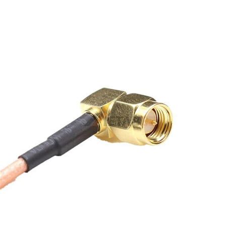 Bulkhead Sma Female To Right Angle Sma Male Cable Assembly Metabeeai
