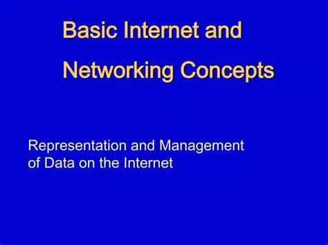 ppt basic internet and networking concepts powerpoint presentation